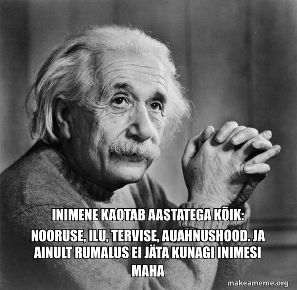 Inimene kaotab aastatega kõik: nooruse, ilu, tervise, auahnushood. Ja ...