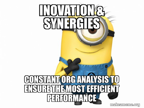 Inovation & Synergies Constant Org analysis to ensure the most ...
