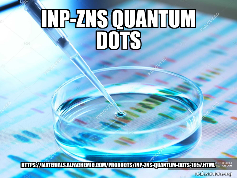 InP-ZnS quantum dots https://materials.alfachemic.com/products/inp-zns ...