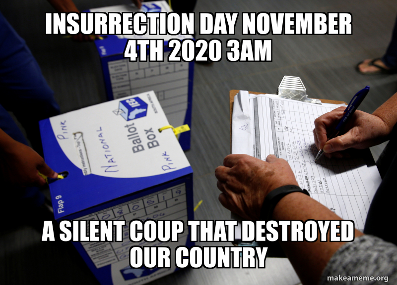 Insurrection day november 4th 2020 3am a silent coup that destroyed our ...