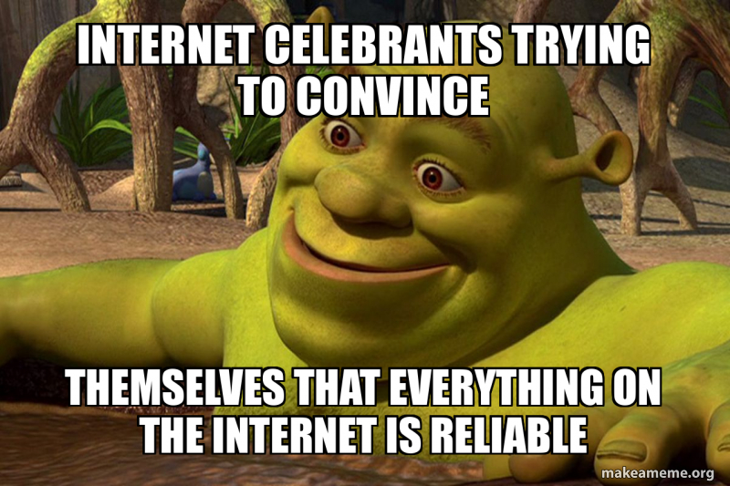 Internet Celebrants trying to convince THEMSELVES THAT EVERYTHING ON ...