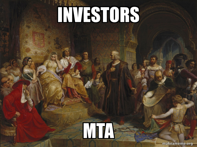 INVESTORS MTA Meme Generator