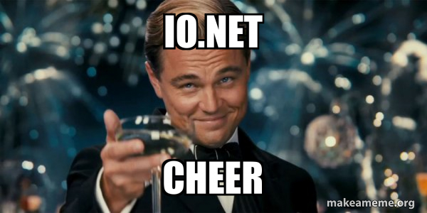 Io.net Cheer - Great Gatsby Reaction - Leonardo DiCaprio Toast Meme ...
