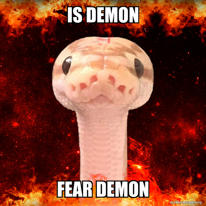 Is demon Fear demon Meme Generator