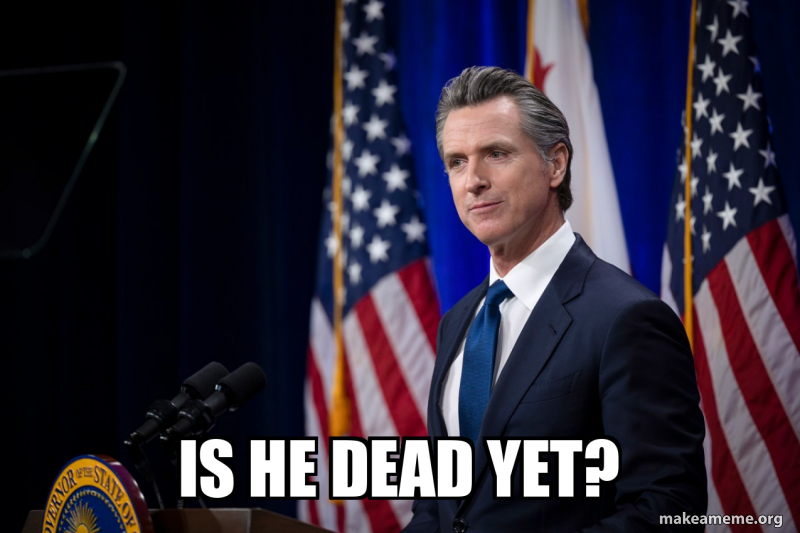 is he dead yet? Meme Generator