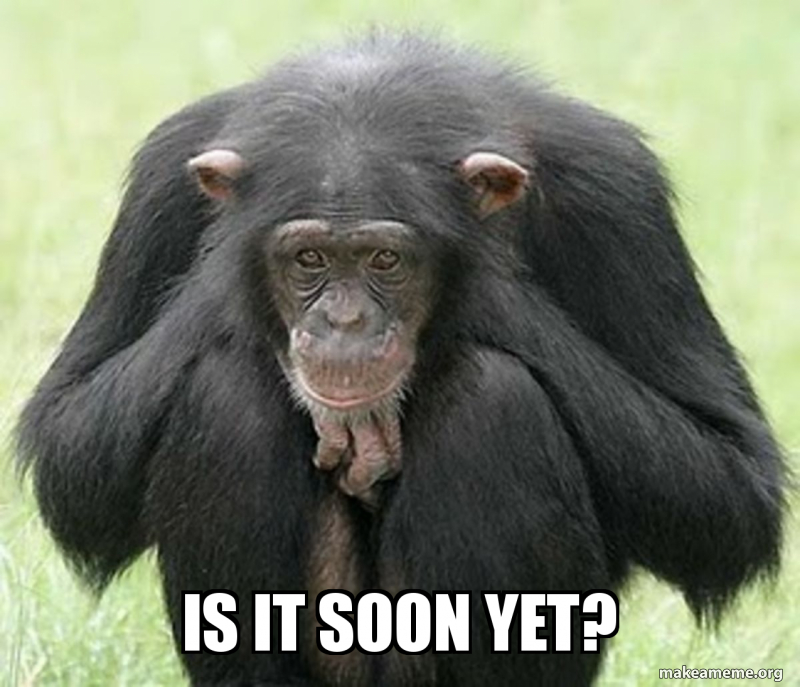IS IT SOON YET? Meme Generator