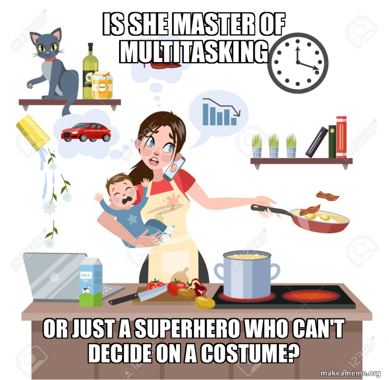 IS SHE MASTER OF MULTITASKING OR JUST A SUPERHERO WHO CAN'T DECIDE ON A ...