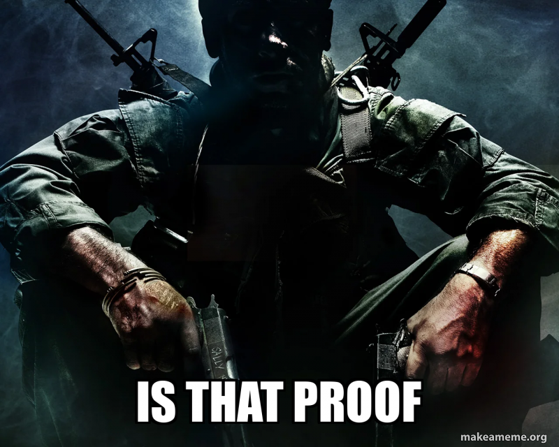 IS THAt proof Meme Generator