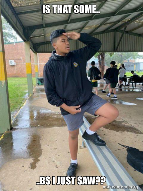 Is that some.. ..bs i just saw?? Meme Generator