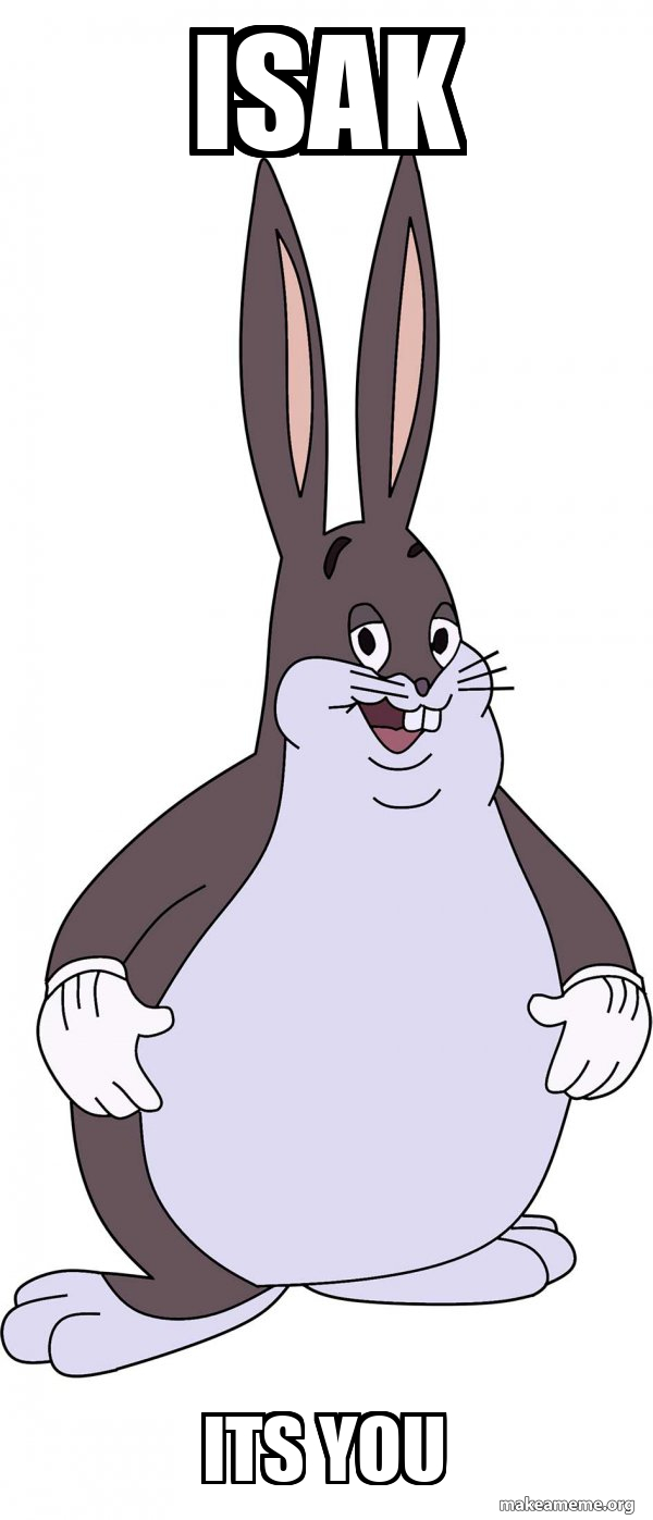 Isak Its you - Chungus Meme Generator
