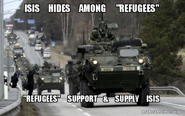 isis hides among "refugees" "refugees" support & supply isis - ISIS ...