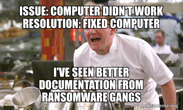 Issue: Computer Didn't Work Resolution: Fixed Computer I've Seen Better ...
