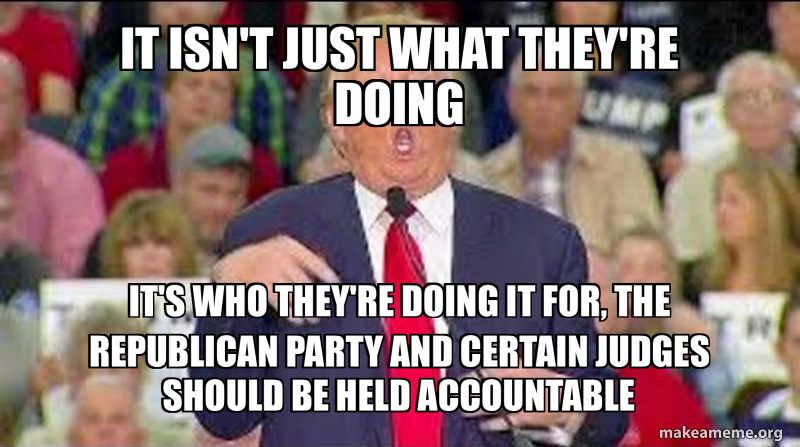 It isn't just what they're doing it's who they're doing it for, the ...