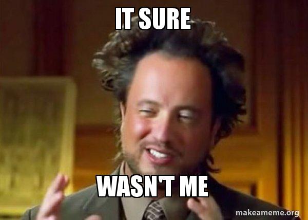 Wasnt Me Meme @DiRealShaggy's Video Tweet