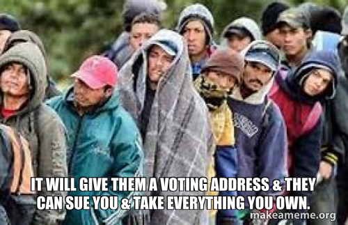 it will give them a voting address & they can sue you & take everything ...
