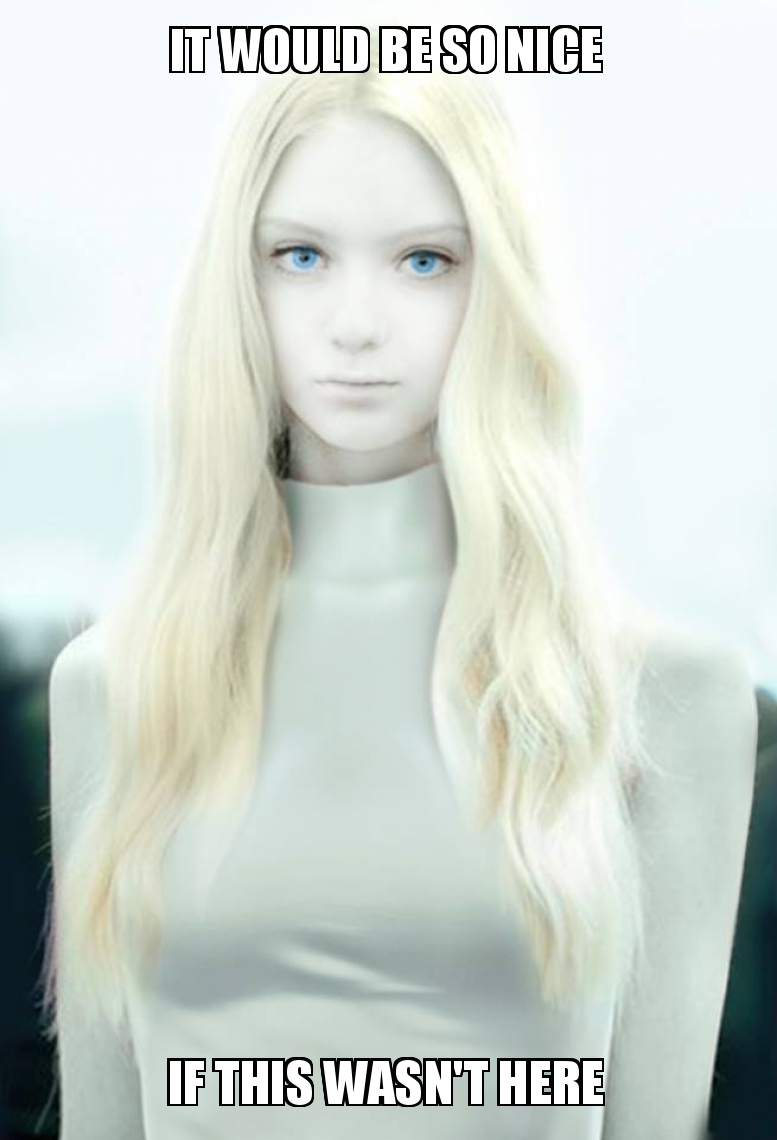 it would be so nice if this wasn't here Meme Generator