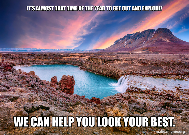 it's almost that time of the year to get out and explore! we can help ...