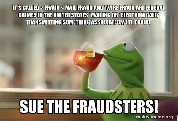 It's Called > FRAUD