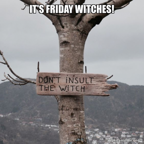 it's friday witches! Meme Generator