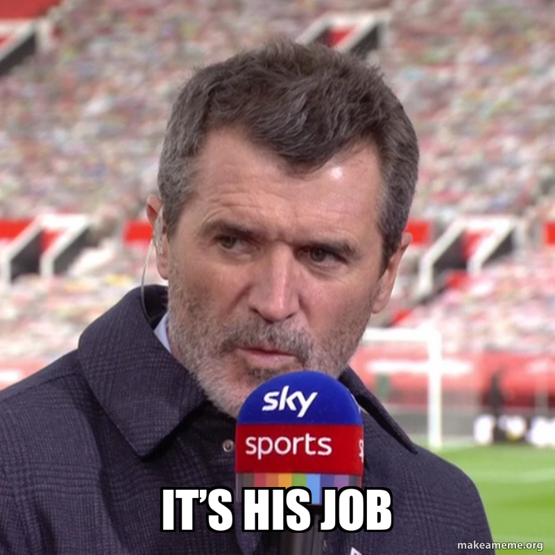 IT’s his job Meme Generator