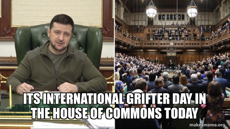 Its International grifter day In the house of commons today Meme Generator