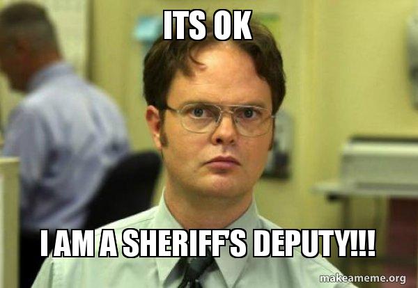 Its Ok I am a sheriff's deputy!!! - Schrute Facts (Dwight Schrute from ...