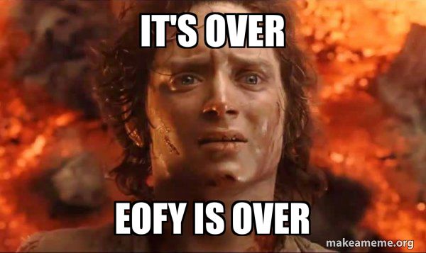 it's over eofy is over - Frodo it's over it's done Meme Generator