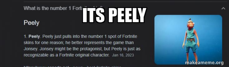 its peely Meme Generator
