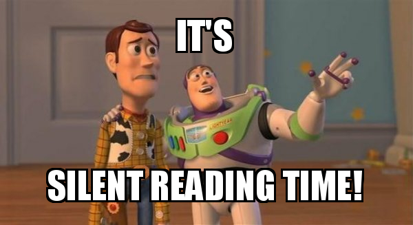 It's Silent Reading Time! - Buzz and Woody (Toy Story) Meme Meme Generator