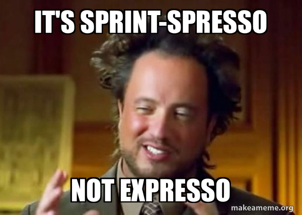 It's Sprint-Spresso Not expresso - Ancient Aliens - Crazy History ...