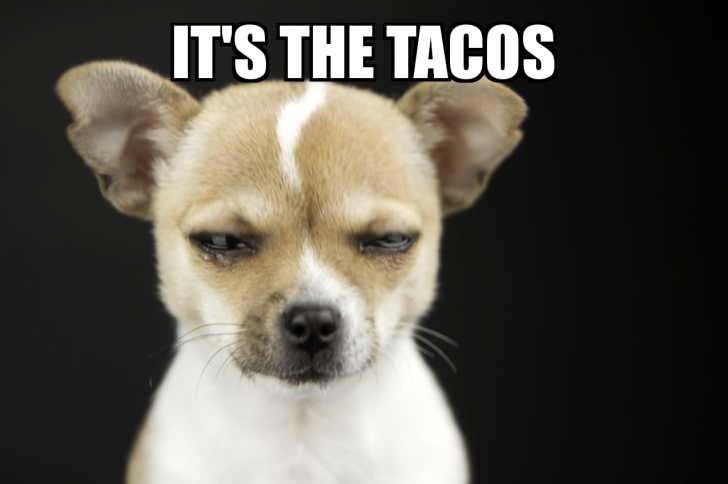 iT'S THE TACOS Meme Generator