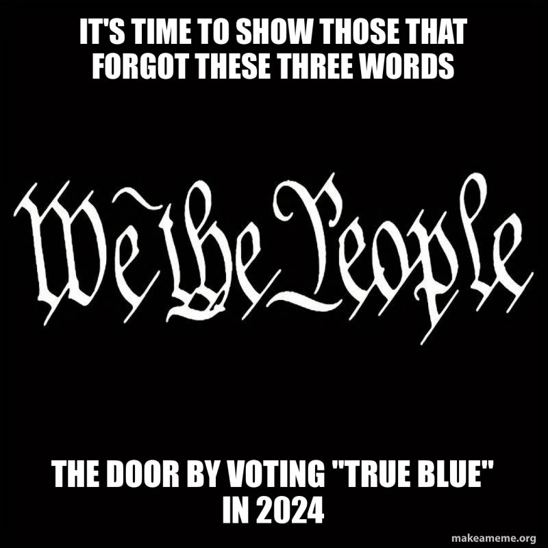 it's time to show those that forgot these three words the door by ...