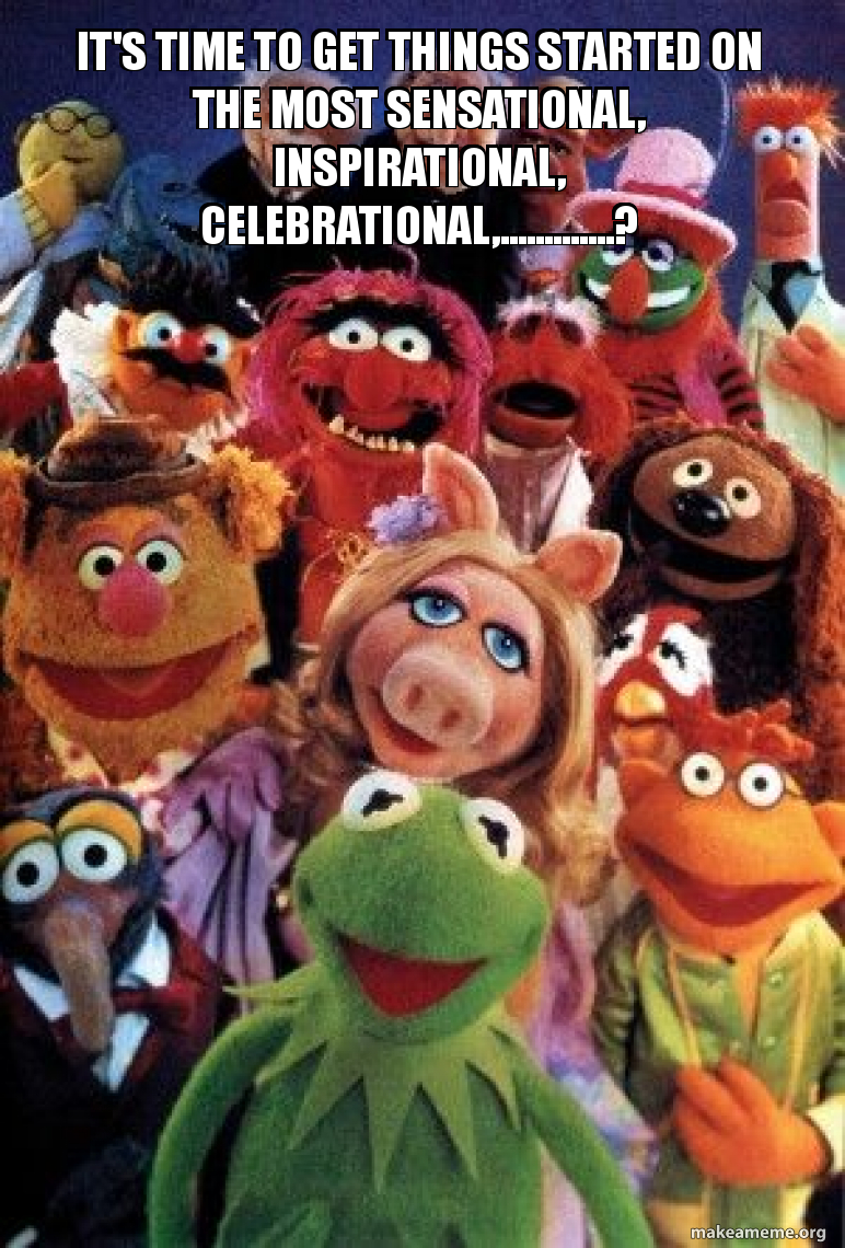 It's time to get things started on the most sensational, inspirational ...