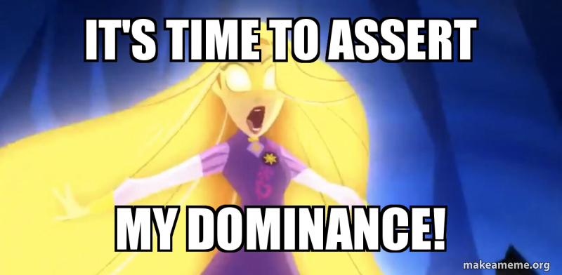It's time to assert my dominance! Meme Generator