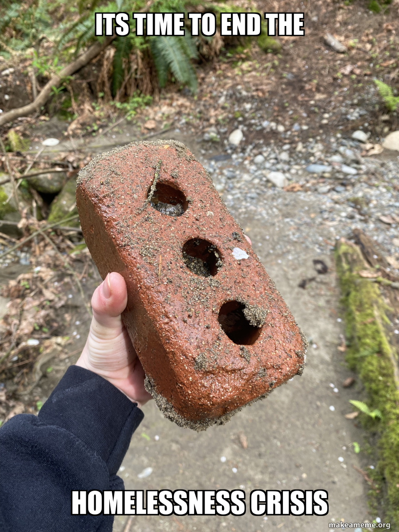 ITs time to end the HomElessness CRisis Meme Generator