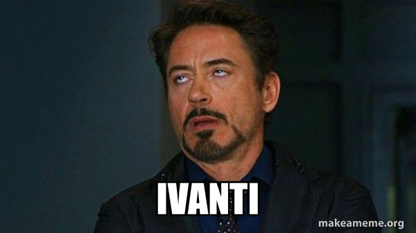 Ivanti - Tony Stark Eye Roll Meme Generator
