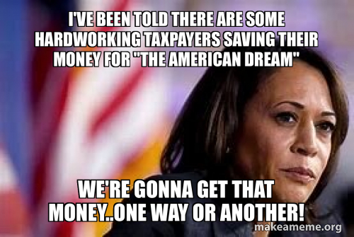 i've been told there are some hardworking taxpayers saving their money ...
