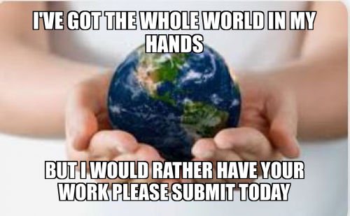 I've got the whole world in my hands But I would rather have your work ...