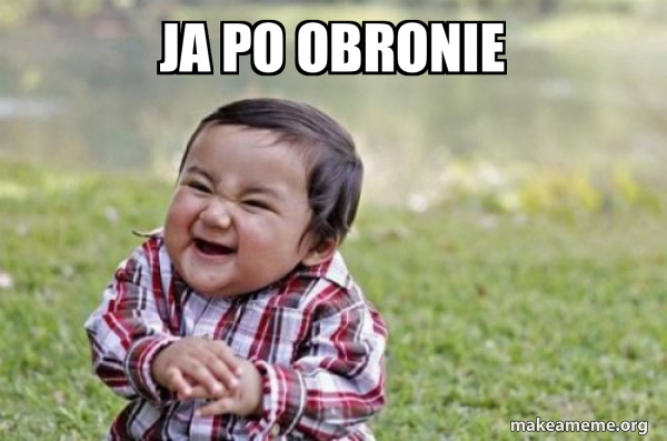 ja po obronie - Evil, scheming toddler Meme Generator