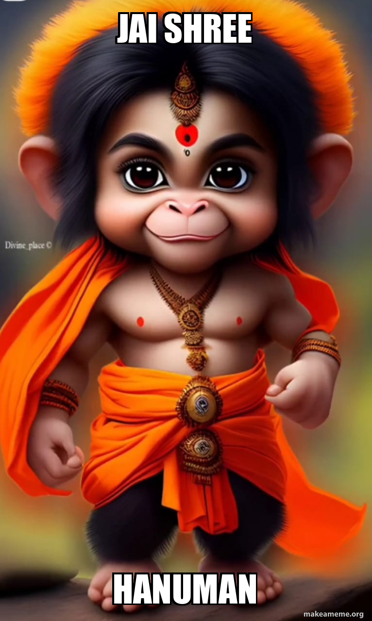 Jai Shree Hanuman Meme Generator