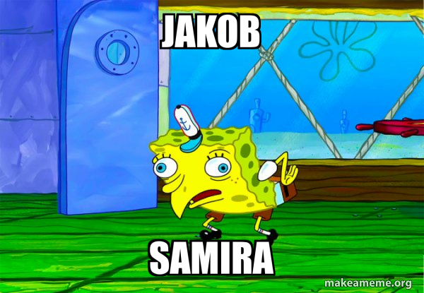 Jakob Samira - Mocking SpongeBob Meme Generator