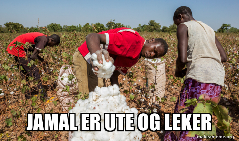 Jamal er ute og leker Meme Generator
