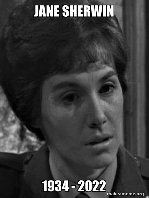 JANE SHERWIN 1934 - 2022 Meme Generator