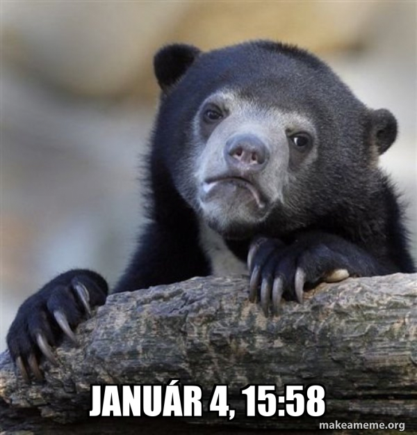 Január 4, 15:58 - Confession Bear Meme Generator