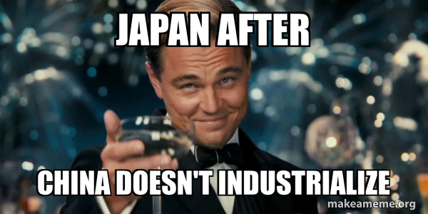 japan after china doesn't industrialize - Great Gatsby Reaction ...