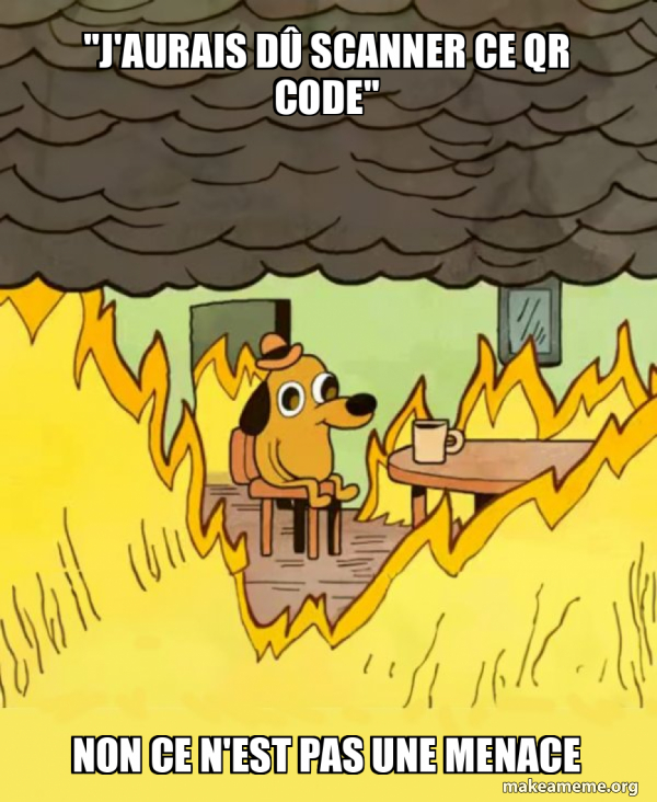 "j'aurais dû scanner ce QR Code" non ce n'est pas une menace - This Is ...