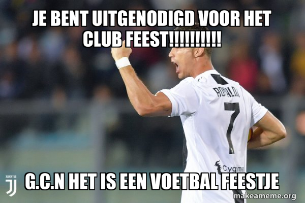 Je bent uitgenodigd voor het club feest!!!!!!!!!! G.C.N het is een ...