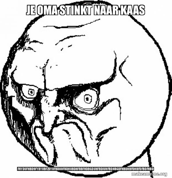 je oma stinkt naar kaas ...