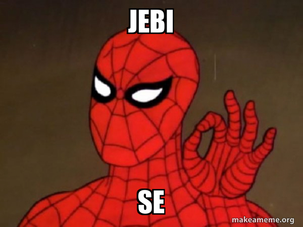 Jebi Se - Spiderman - Care factor Zero Meme Generator
