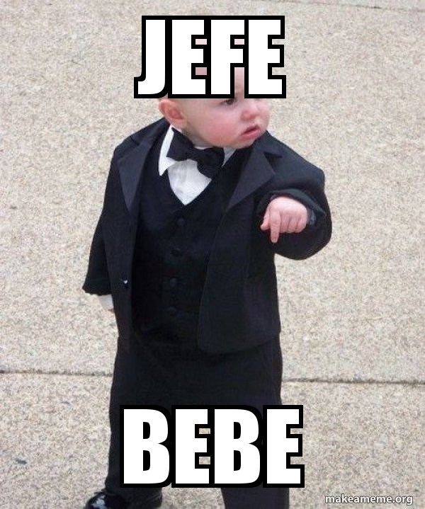JEFE BEBE - Godfather Baby Meme Generator